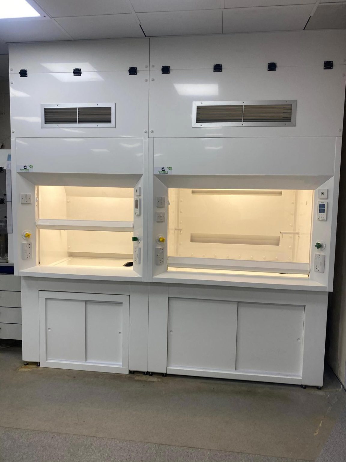 Polypropylene Fume Cupboards - Fumetec - Fume Extraction Systems